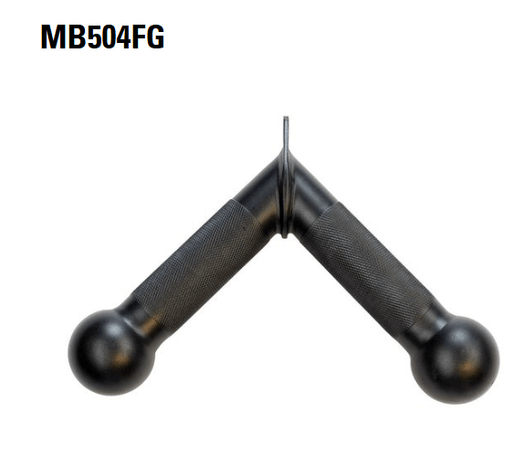 Body-Solid MB504FG Fat Grip Tricep V-Bar – Heavy-Duty Cable Attachment ...