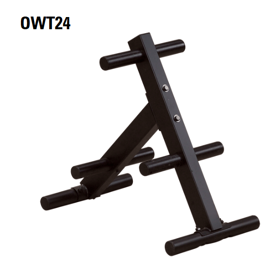 Body-Solid OWT24 Olympic Plate Tree – 6-Peg Weight Plate Storage Rack ...