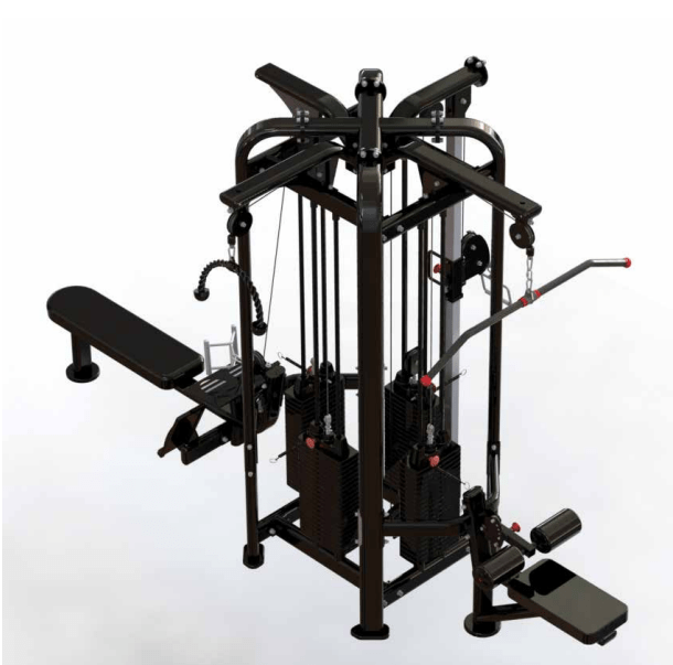 Body-Solid SJG100 4 Stack Gym | Multi-User Strength System – Fitness ...