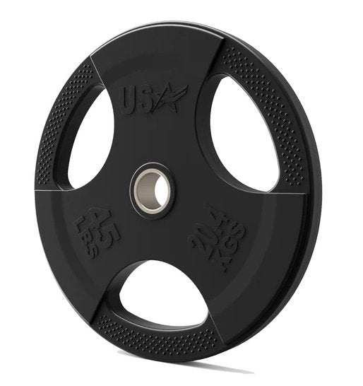 USA Rubber Grip Plates – Enhanced Home Gym Plates – Fitness Specialist