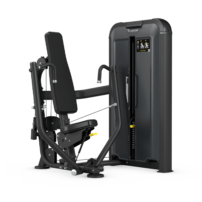 Vision Keystone Converging Chest Press Optional Computer – Fitness ...